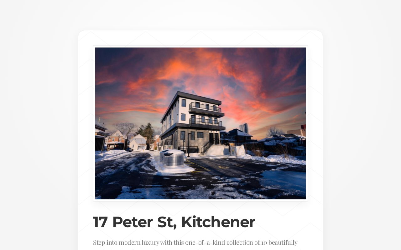 17 Peter St, Kitchener